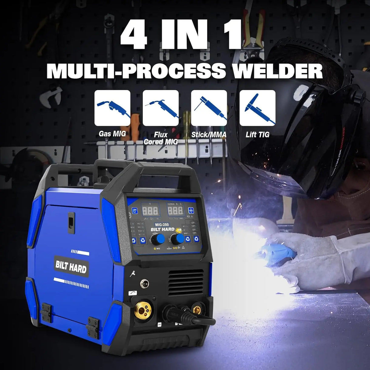 Welding Machine | BILT HARD® 110V/220V Welder 4-in-1