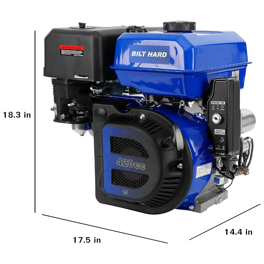 Engine | Bilt Hard® 420cc 15HP Gas Engine with Electric Start – BILT HARD