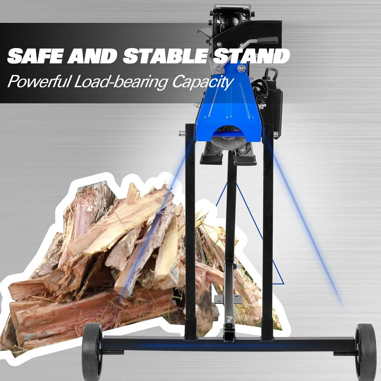 6.5-Ton Electric Log Splitter with Stand | Homeowners & Seniors – BILT HARD