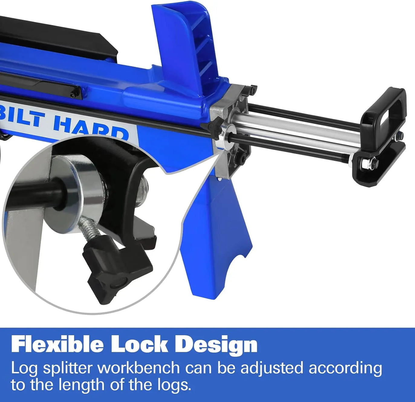 Log Splitter | Electric Powered Wood Splitter 6.5 Ton with Stand – BILT ...